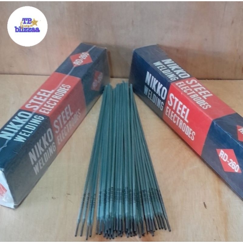 Jual Kawat Las RD260 Nikko Steel Kawat Las Baja Lunak Kawat Las Nikko Per 1 kg | Shopee Indonesia
