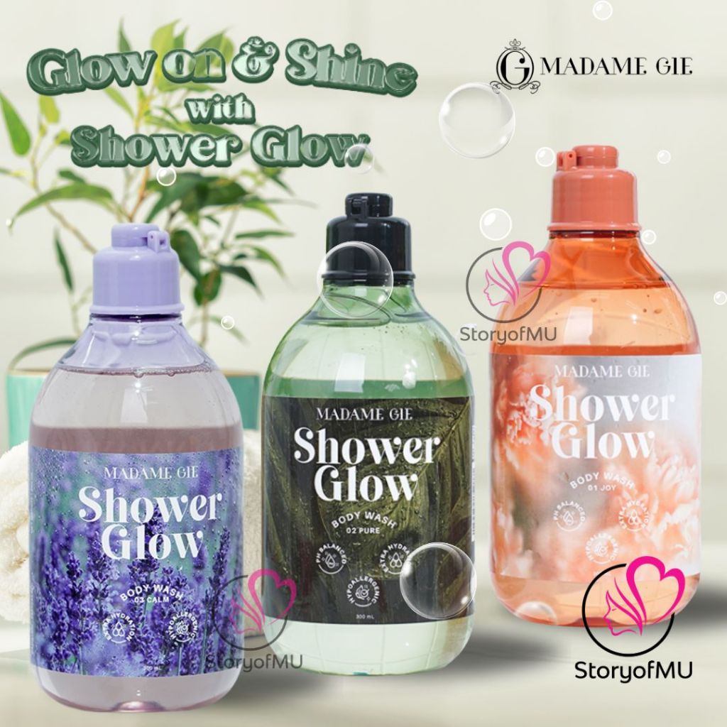 Jual ️ StoryofMU ️ MADAME GIE Shower Glow Body Wash 300ml Joy | Pure ...