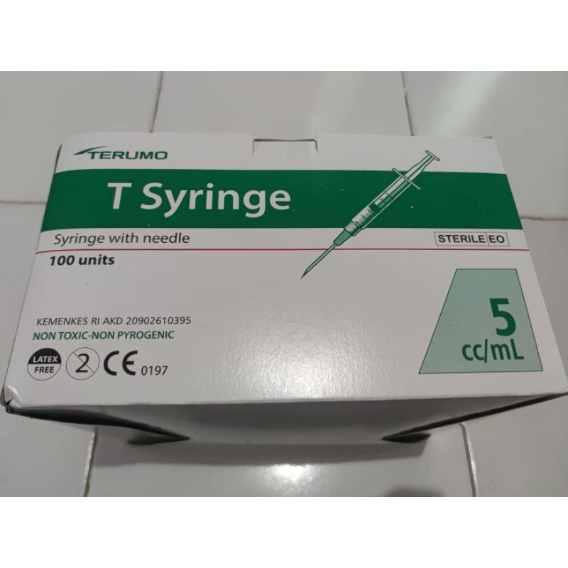 Jual Spuit / T Syringe Terumo 5cc With Needle | Shopee Indonesia