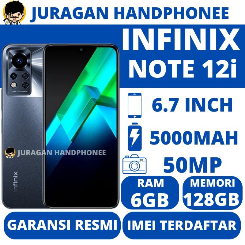 Jual Infinix Note 12i 2022 6/128GB Garansi Resmi Indonesia | Shopee ...
