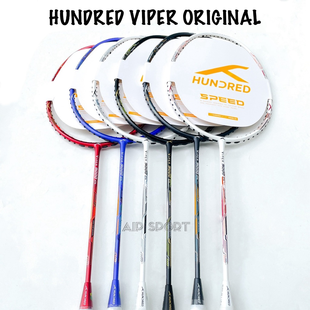 Jual Raket Badminton Hundred Viper 9000 Attk Original | Shopee Indonesia