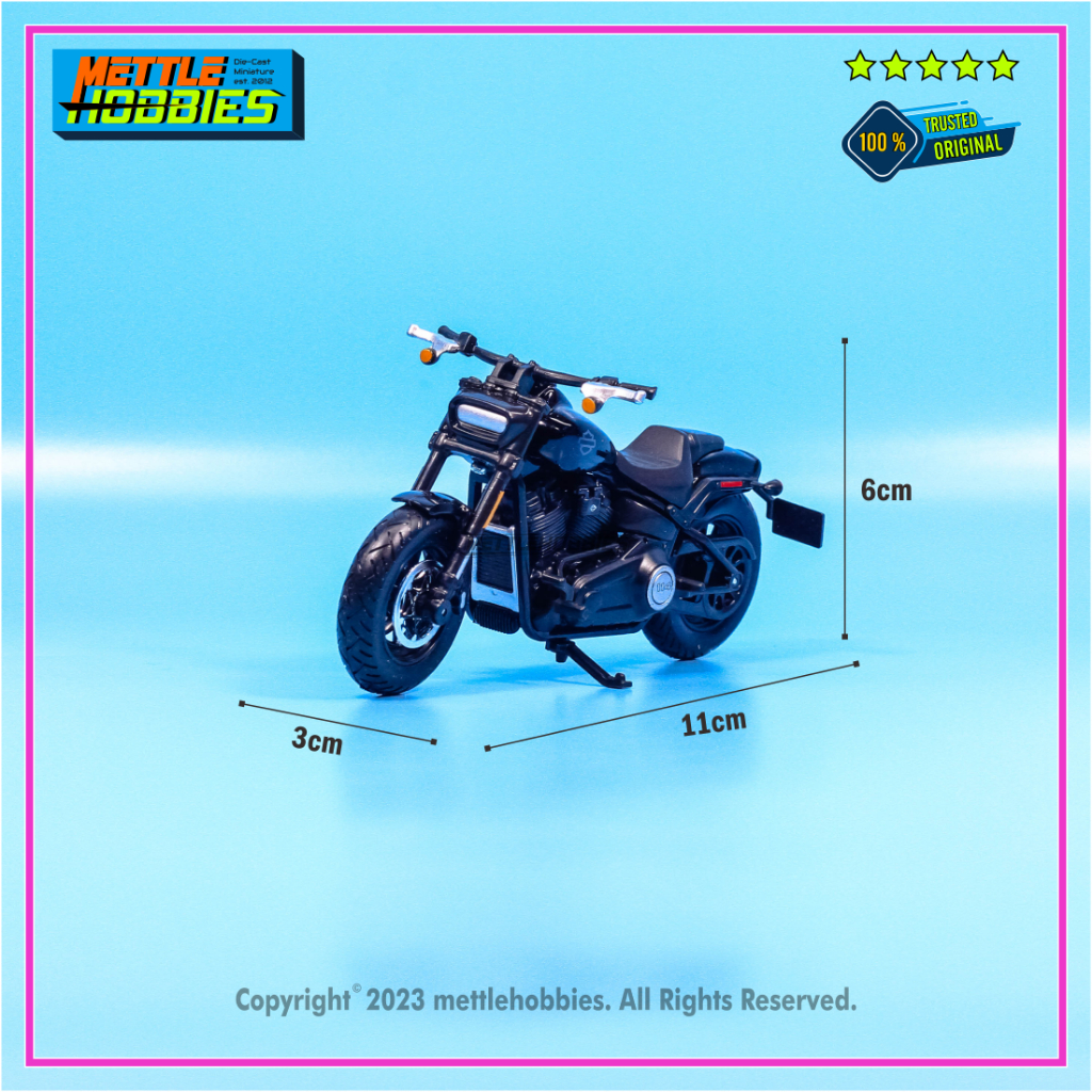 Jual Maisto Harley Davidson 2022 Fat BOB Diecast Miniatur Replika Motor ...
