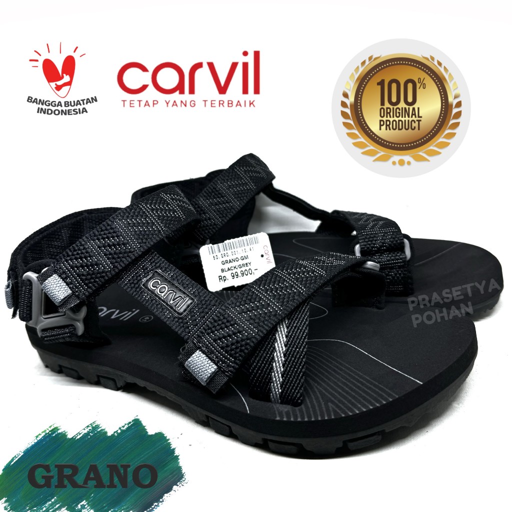 Jual Sandal Gunung Pria Carvil Original Anti Air - Sendal Gunung Carvil ...