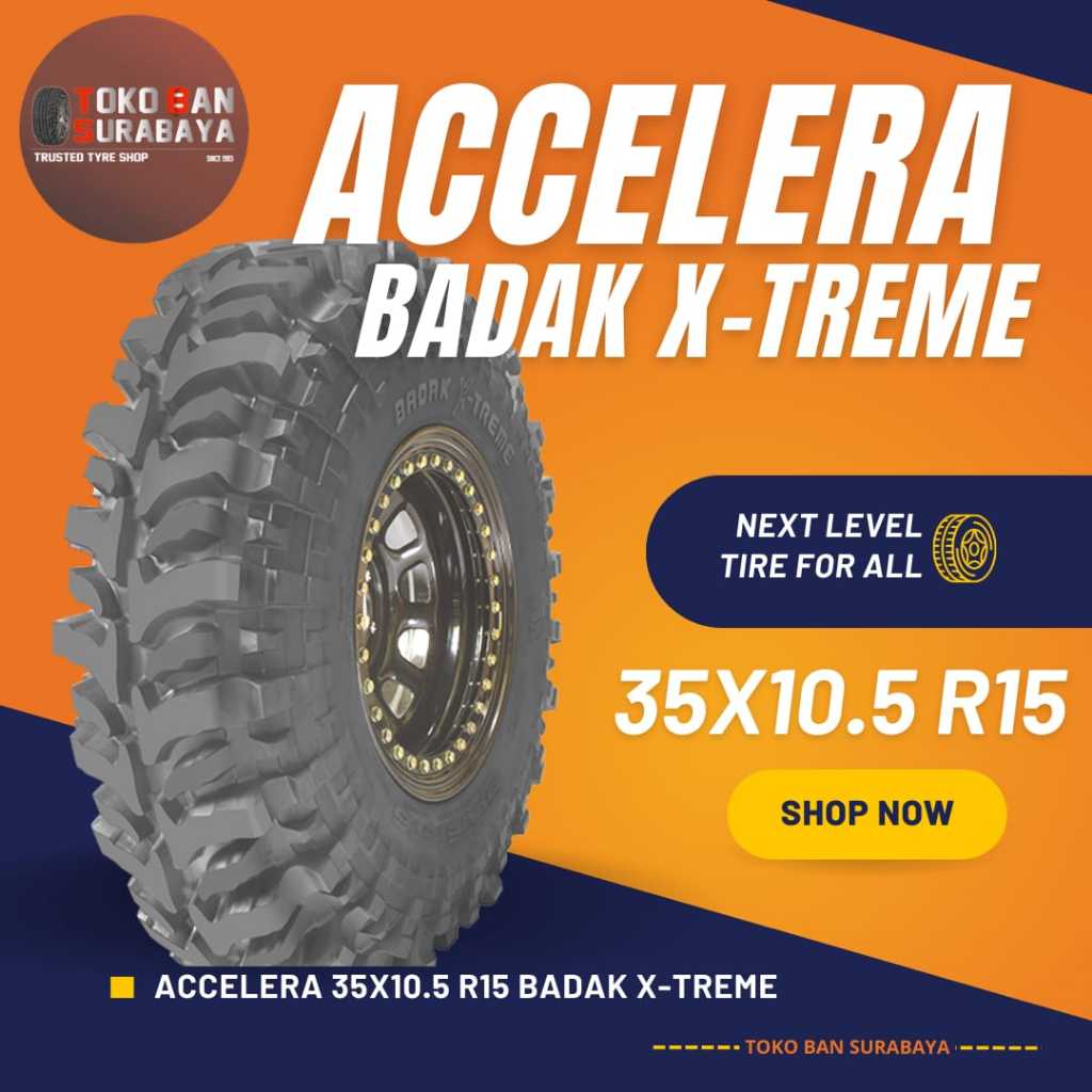 Jual ban Accelera 35x10.5 R15 35x10.5R15 35/10.5R15 35/10.5 R15 35/10.5 ...