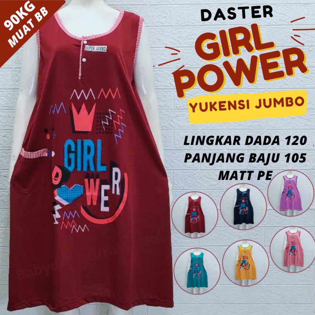 Jual Daster Wanita ( Yukensi Jumbo 120 ) Bahan Kaos Motif Lucu Arimby ...