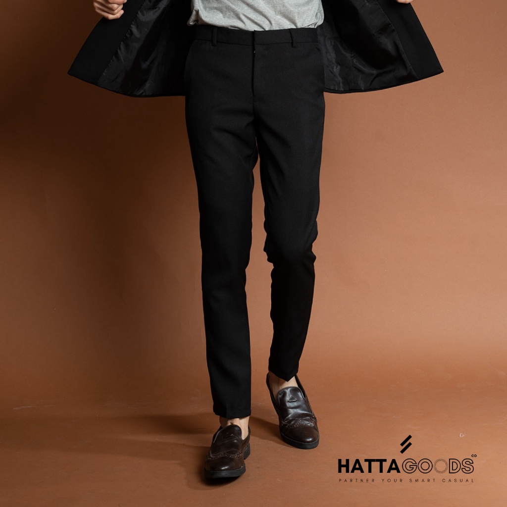 Jual CELANA FORMAL Pria Slim Fit Slimfit Celana Bahan Kantor Kerja Pria Formal Ankle Trousers ...