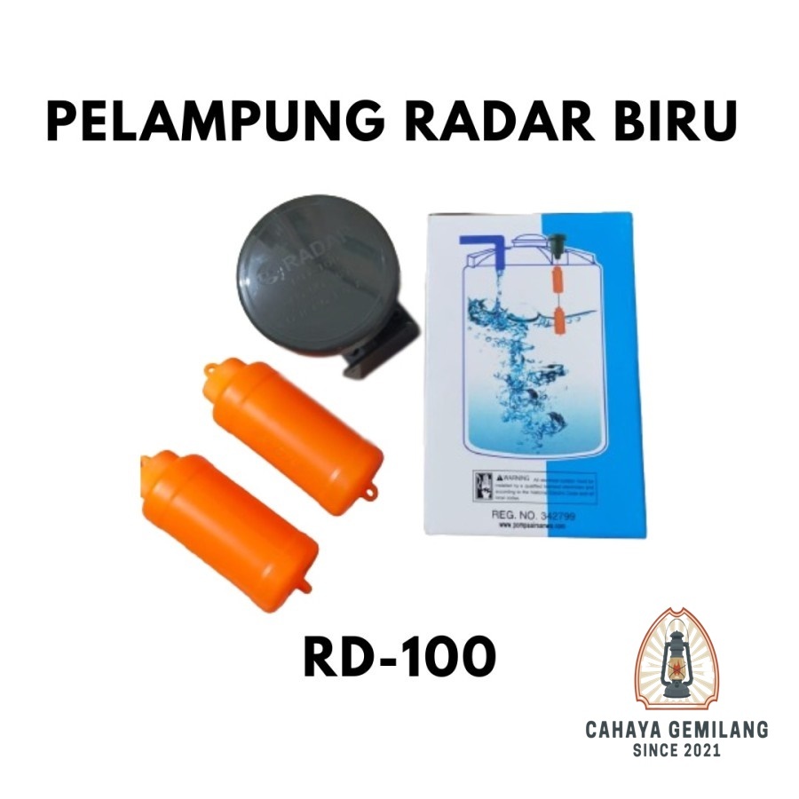 Jual Pelampung Tangki Air Toren Tandon RADAR Otomatis RD-100 3/4", 1 ...