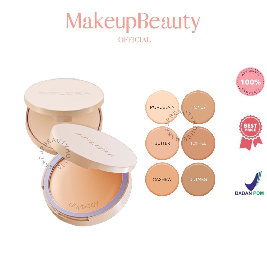 Jual IMPLORA Day to Day Two Way cake 10g | TWC | Bedak Padat | Shopee ...