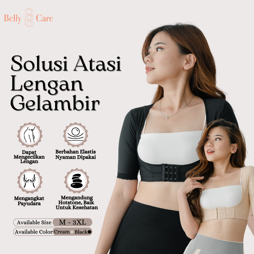 Jual Bellycare Arm Shaper Postpartum Corset - Korset Pengecil Pelangsing Lengan Gelambir ...
