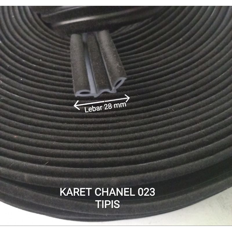 Jual KARET RUN KARET KACA KARET CHANNEL O23 TIPIS MOBIL UNIVERSAL ...