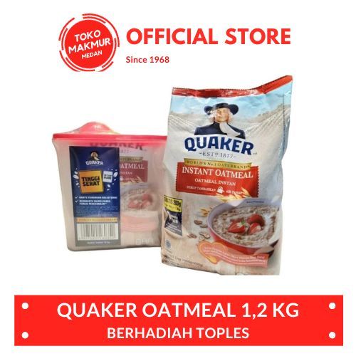 Jual QUAKER INSTANT OATMEAL 1,2 KG BERHADIAH TOPLES | Shopee Indonesia