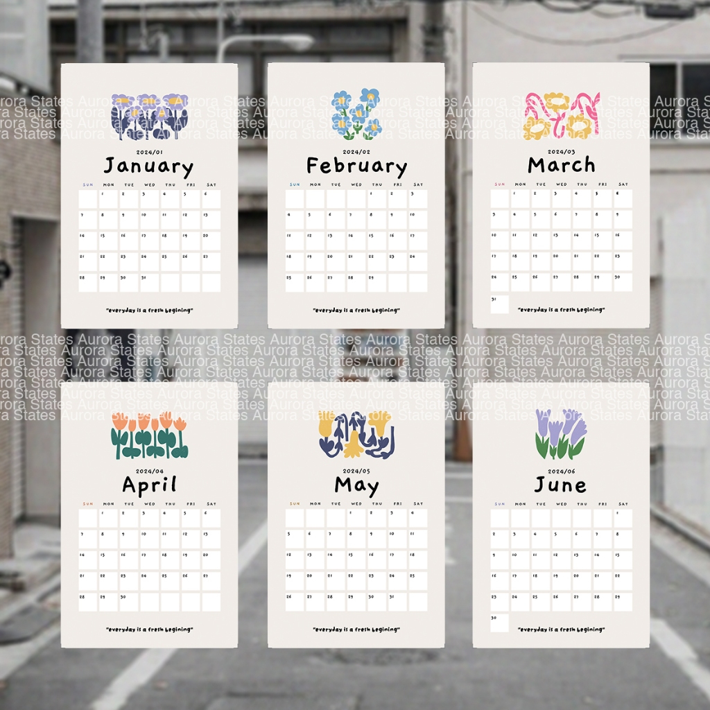 Jual MINI KALENDER 2024| KALENDER POLAROID | CALENDER 2024 | CUSTOM ...