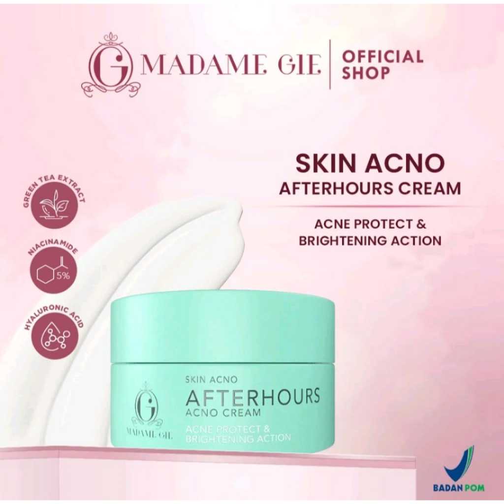 Jual Madame Gie Skin Acno Afterhours Cream 5% Niacinamide (20 gr ...