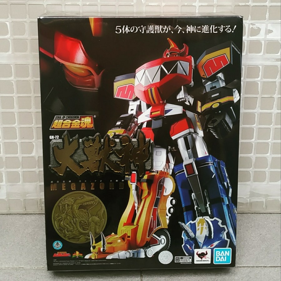 Jual BANDAI SOUL OF CHOGOKIN SOC GX-72 MEGAZORD DAIZYUJIN POWER RANGERS ...