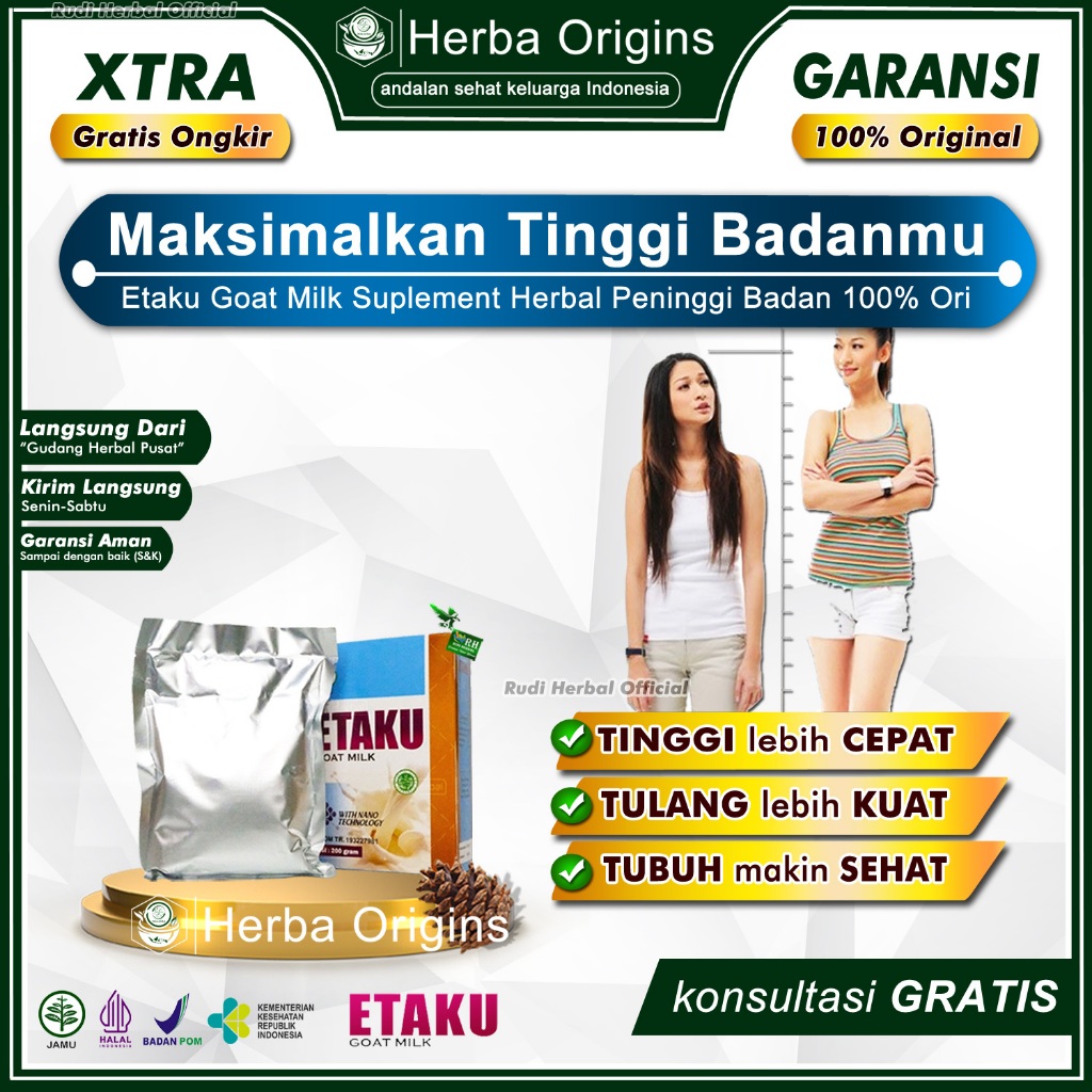 Jual Susu Peninggi Badan Anak & Dewasa Usia 4 5 6 7 8 Hingga 25 Tahun ...