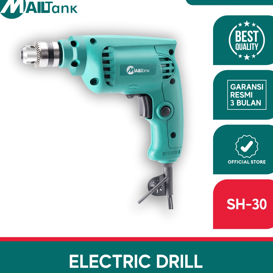 Jual Mesin bor listrik 10mm besi kayu Electric Drill Bor bolak balik | Shopee Indonesia