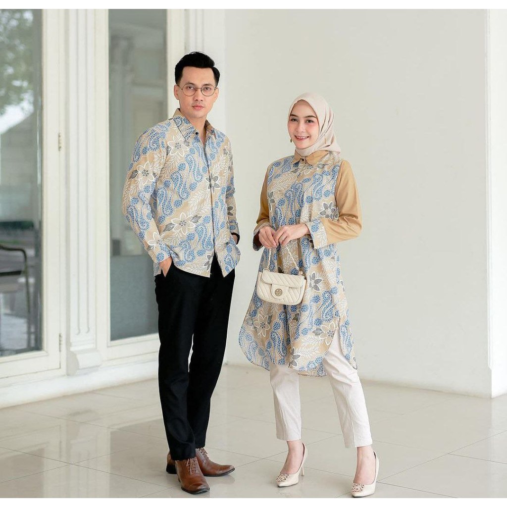 Jual Benang Raja Batik Couple Pria Wanita Katun Motif Seno 3 | Shopee ...