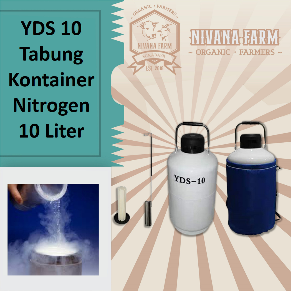Jual YDS 10 Tabung Kontainer Nitrogen 10 Liter | Shopee Indonesia
