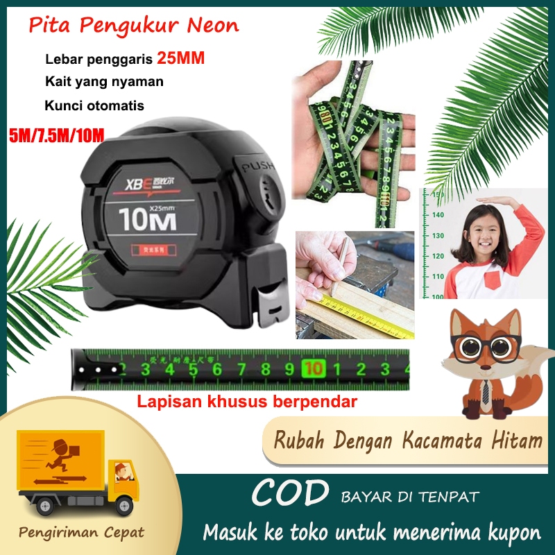 Jual Pita pengukur/Meteran 10 meter/Pita Pengukur Kelas Industri ...