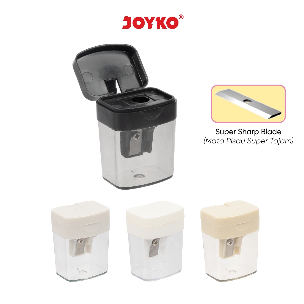 Jual JOYKO SHARPENER SERUTAN RAUTAN PENCIL PERUNCING B-23 LUSIN 1 BOX ...
