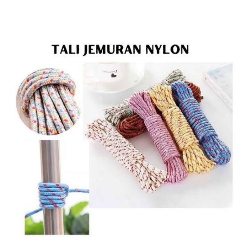 Jual Tali Jemuran Nylon 10 Meter Tali Tambang Tali Nilon Serbaguna ...