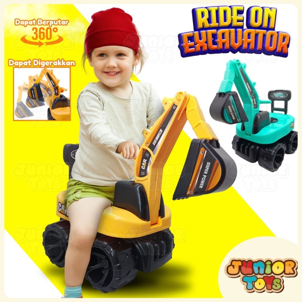 Jual Mobil Beko Besar Bisa Dinaiki Mainan Excavator Anak Mobilan ...