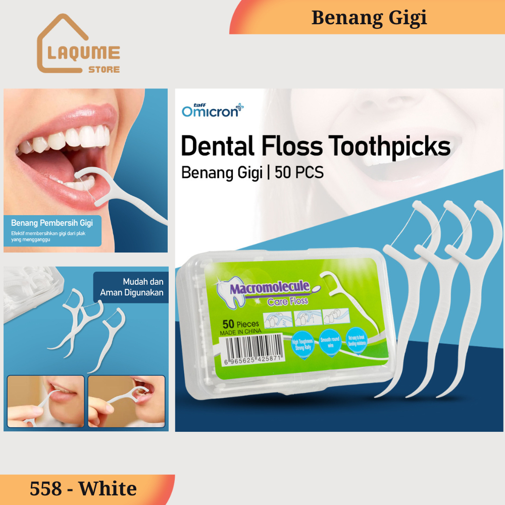 Jual Dental Floss Benang Gigi Toothpicks Perawatan Mulut Pembersih ...