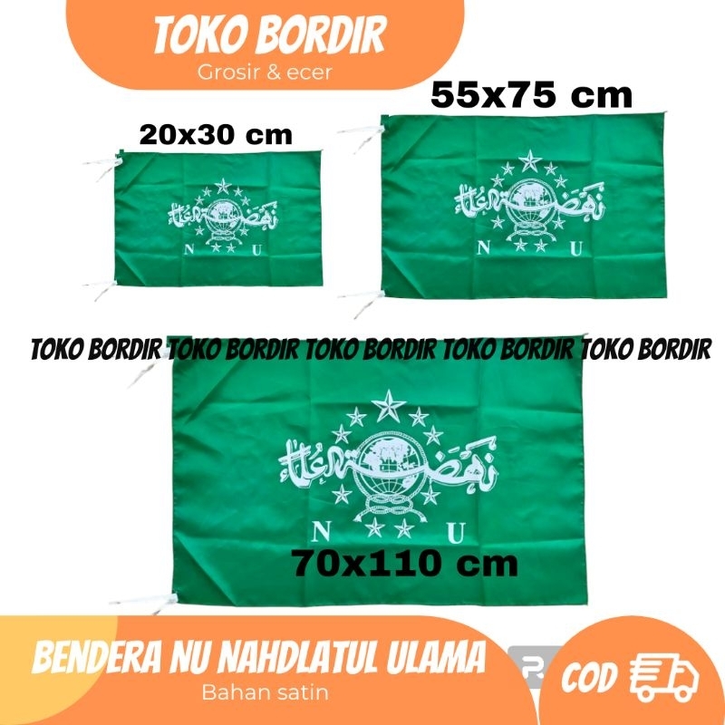 Jual Bendera NU Nahdlatul ulama bahan satin | Shopee Indonesia