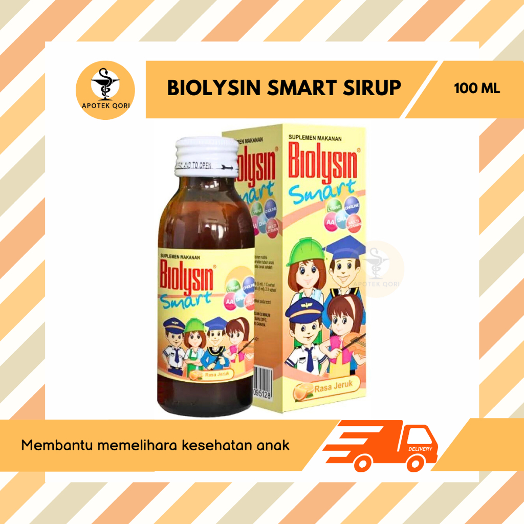 Jual BIOLYSINE SMART SIRUP 100 ML | Shopee Indonesia