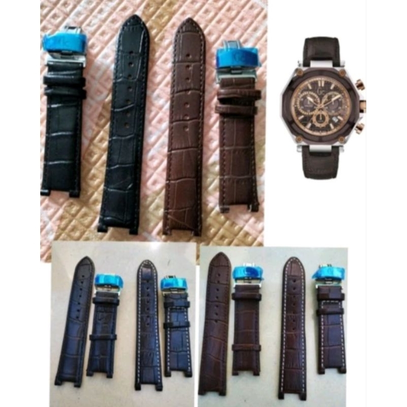Jual Strap Tali Jam Tangan GC Tali Kulit Jam Guess Collection Ukuran ...