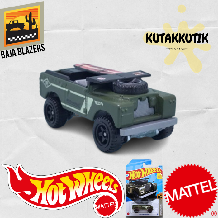 Jual Hotwheels Mobil Jip Land Rover Series ii Hijau Army Lot Q 2023 ...