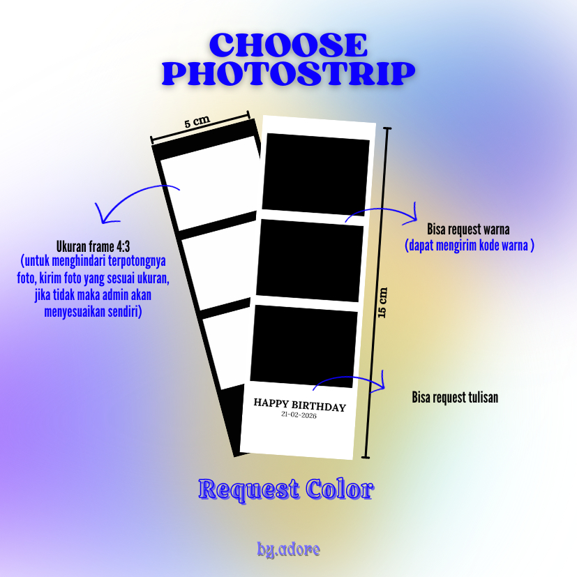 Jual [READY] - PHOTOSTRIP || CETAK PHOTOSTRIP 3 FRAME || CUSTOM ...