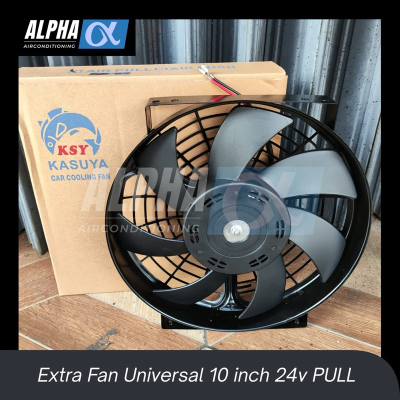 Jual Extra Fan Universal 10 inch 24 volt PULL | Shopee Indonesia