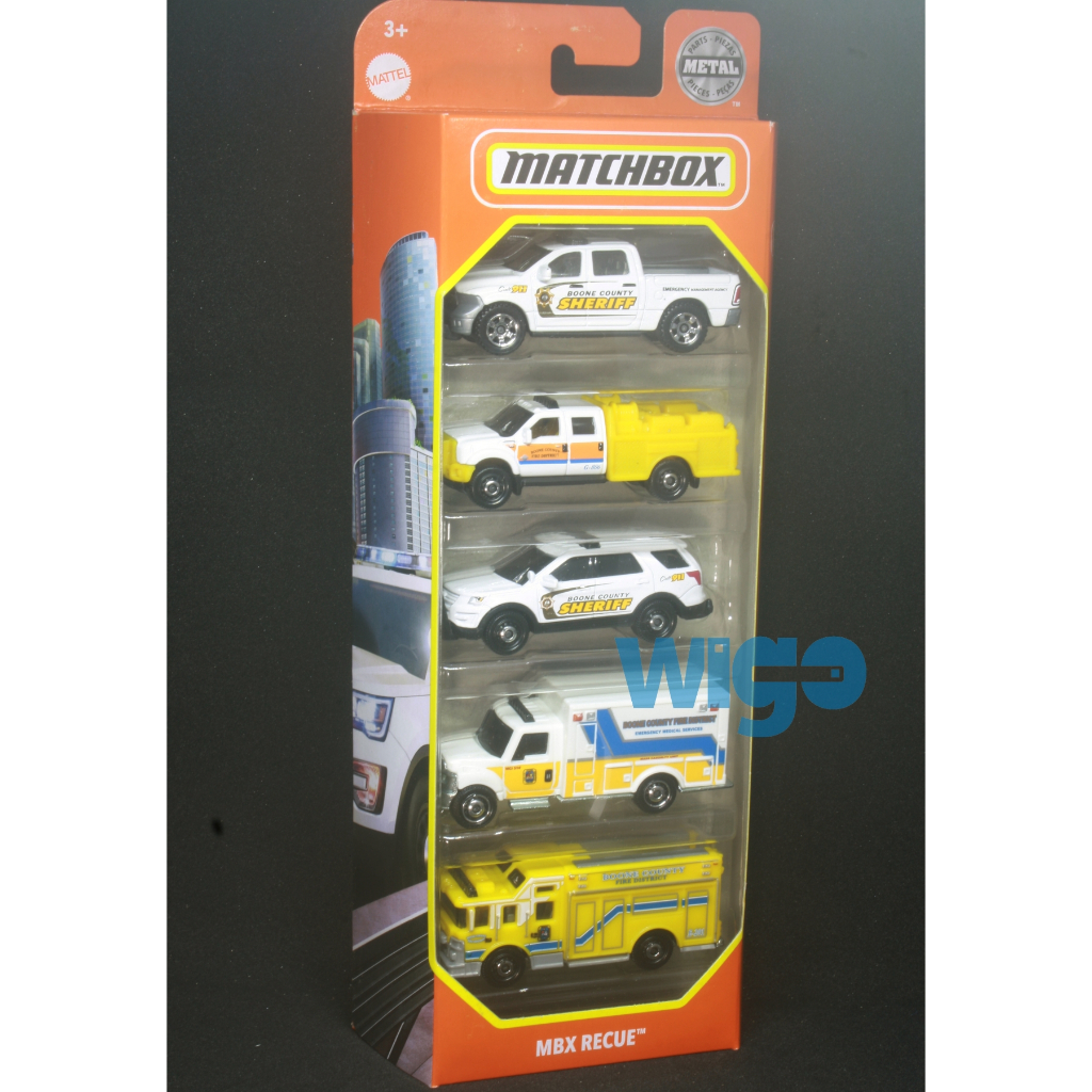 Jual Matchbox GiftPack 5 MBX Rescue RAM 1500 Ford F-550 Superduty 2016 ...