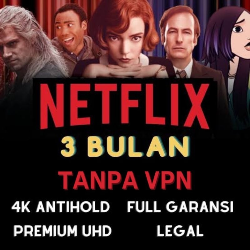 Jual NETFLIXXX PREMIUMM TANPA VPN 1 BULAN & 3 BULAN GARANSI FULL SELER | Shopee Indonesia