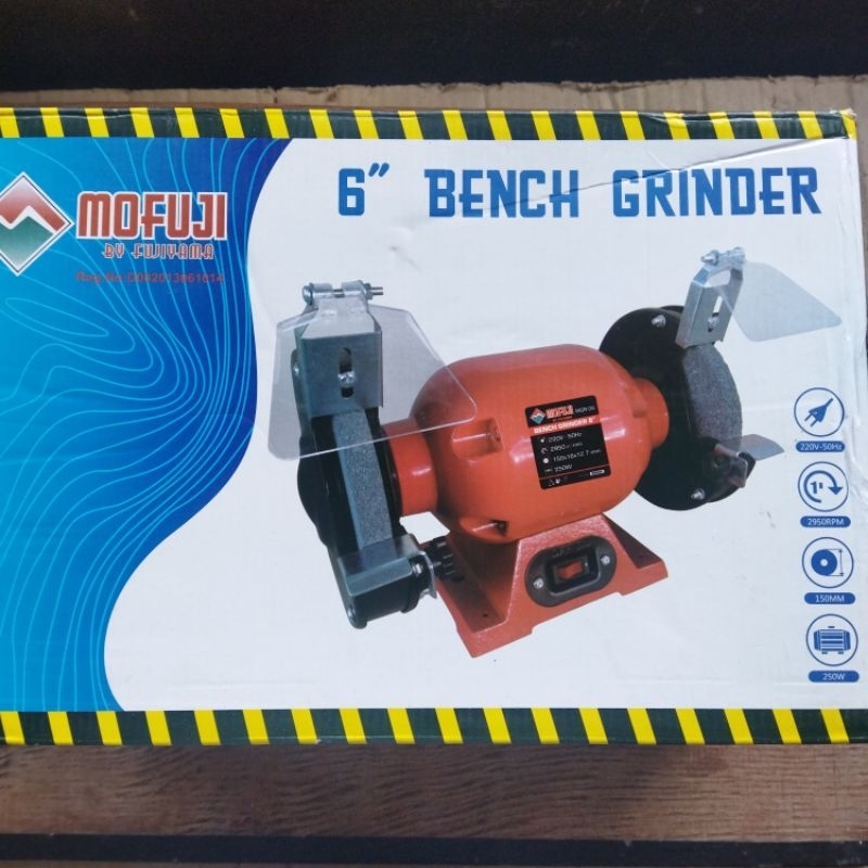 Jual MESIN GERINDA DUDUK 6 INCH MERK MOFUJI BY FUJIAMA JAPAN | Shopee ...