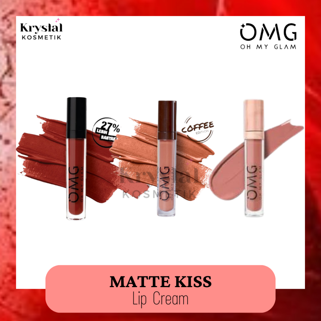 Jual ️KRYSTAL KOSMETIK ️ OMG OH MY GLAM Matte Kiss Lip Cream Socialite ...