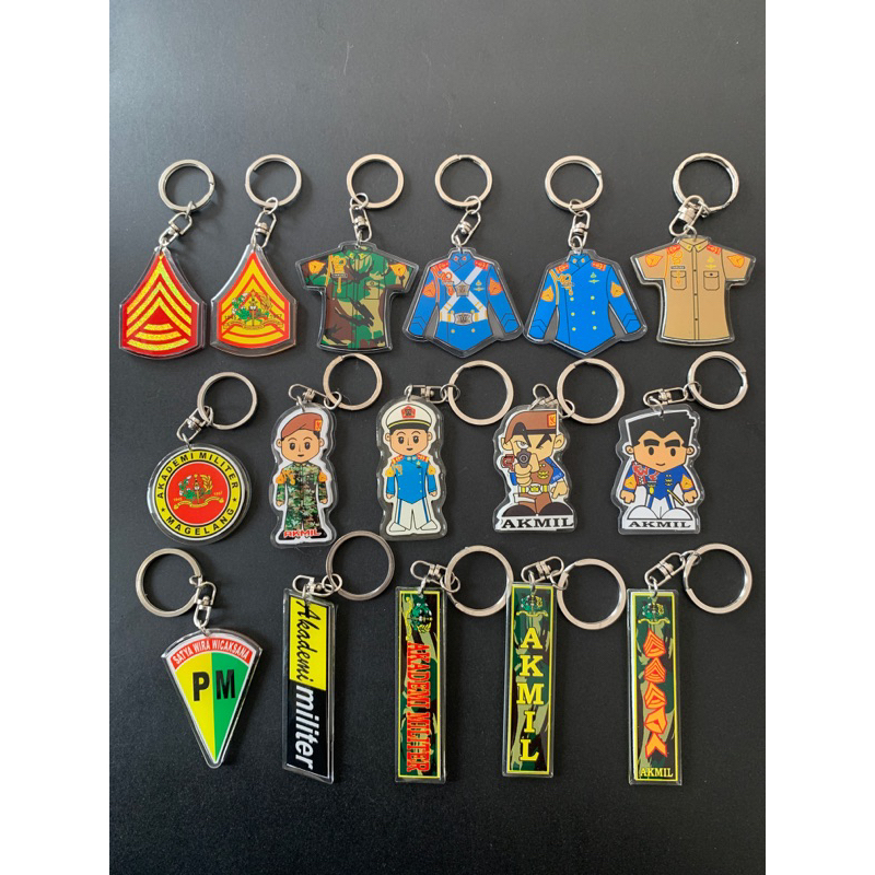 Jual Ganci Gantungan Kunci Mika Sevron Baju Mini Loreng PDL Taruna ...