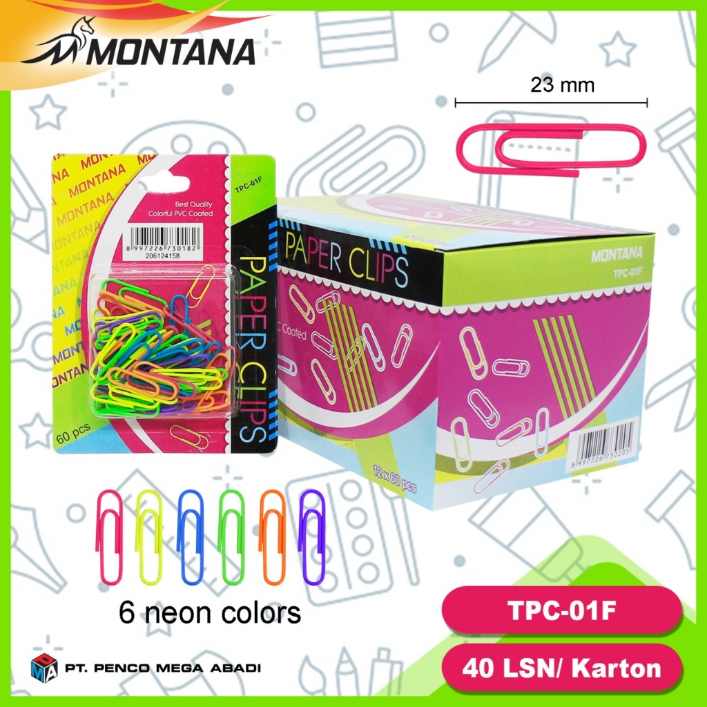 Jual Paper Clip / Klip Warna - Warni / Clip Kertas | Shopee Indonesia