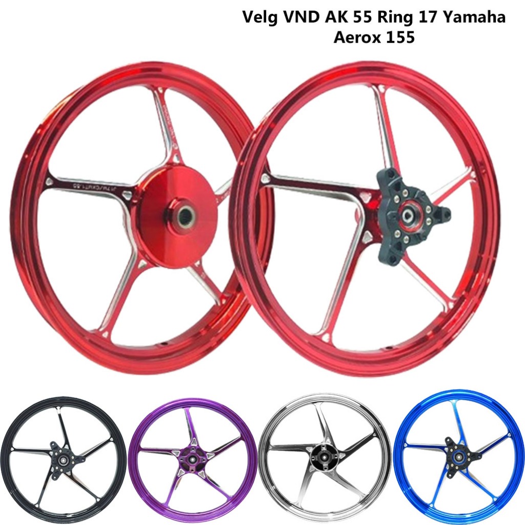 Jual Velg VND AK 55 Ring 17 Yamaha Aerox 155 | Shopee Indonesia
