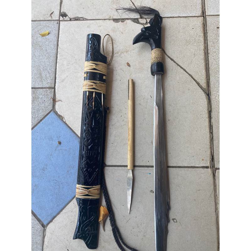 Jual MNDAU DAYAK KALIMANTAN MOTIF BARU ASLI KHAS KALIMANTAN UKURAN 65 ...