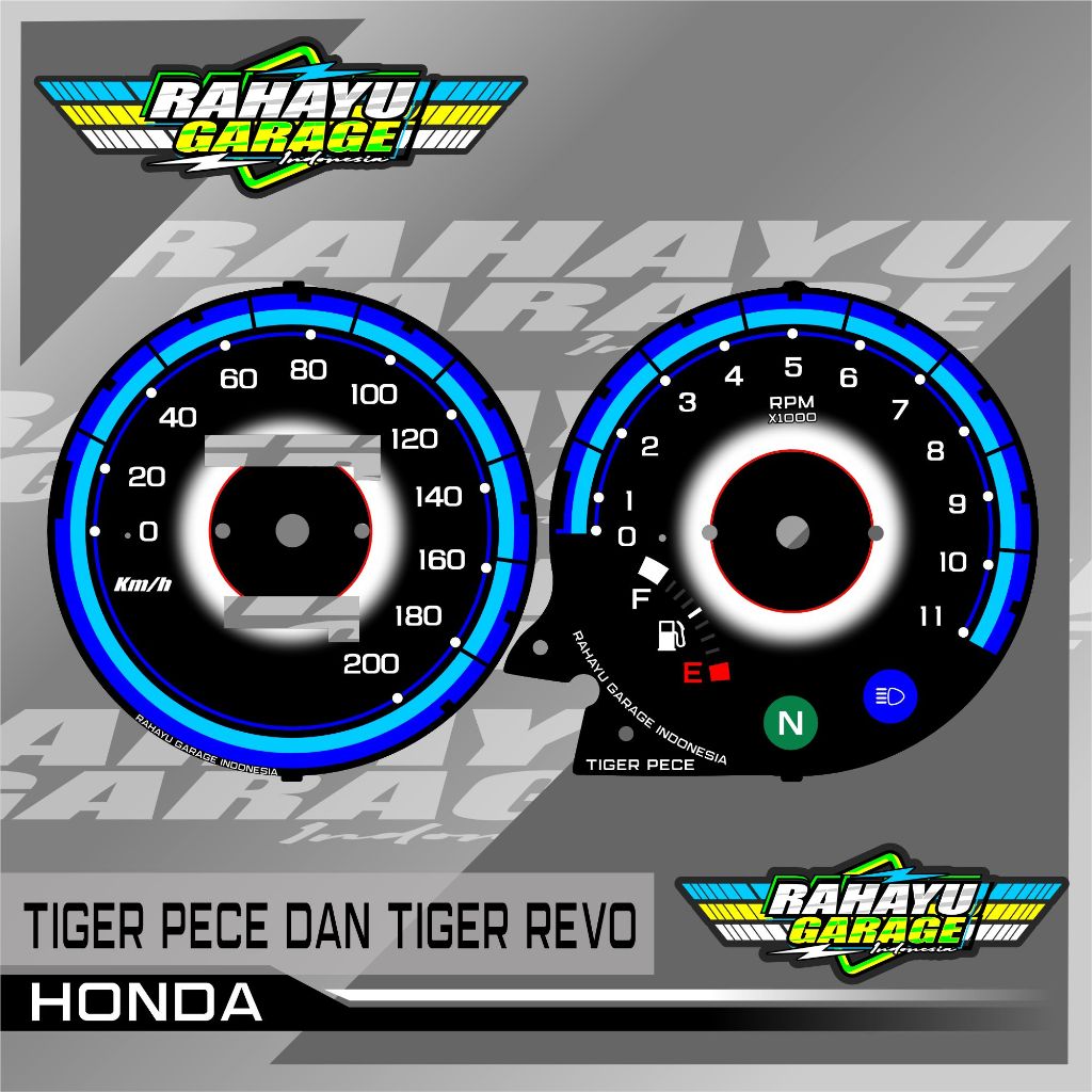 Jual PANEL spidometer tiger revo dan tiger pece speedometer custom ...