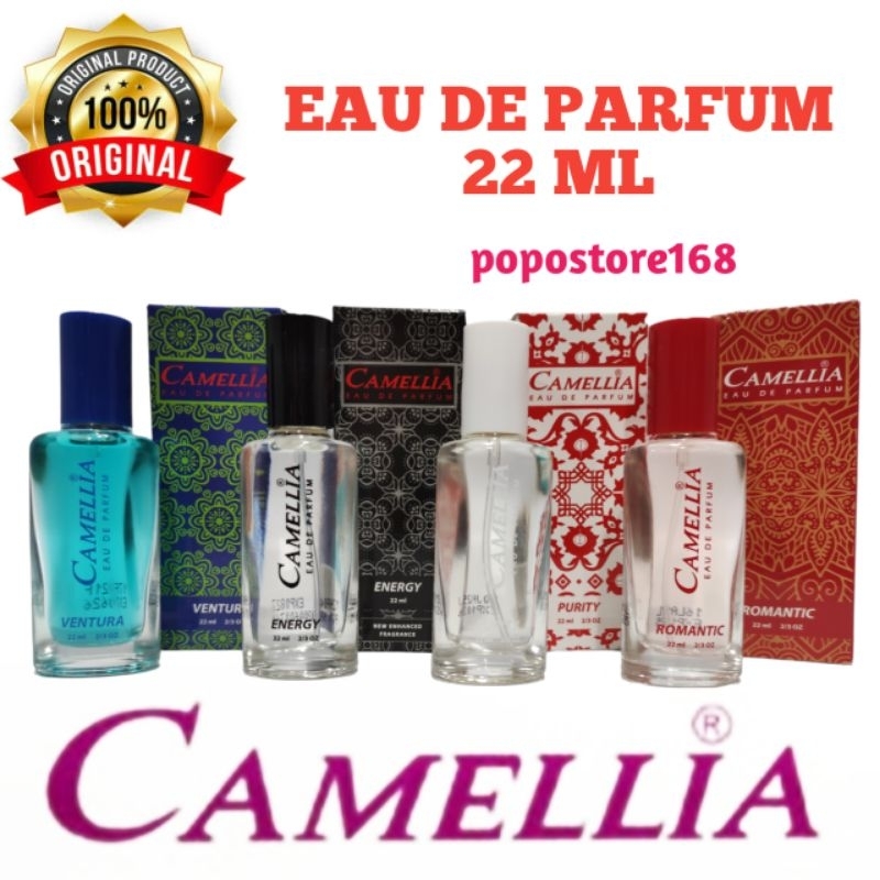 Jual CAMELIA EDP 22 ML SIZE MINI (BIRU/ PUTIH/ MERAH)/PARFUM CAMELLIA ...