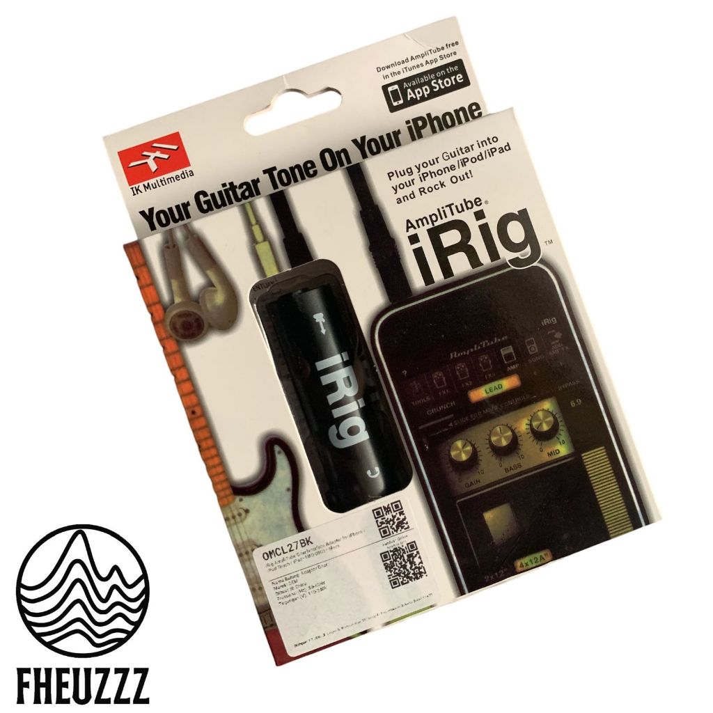 Jual iRig AmpliTube Guitar Interface Adapter Konektor Gitar Bass ...