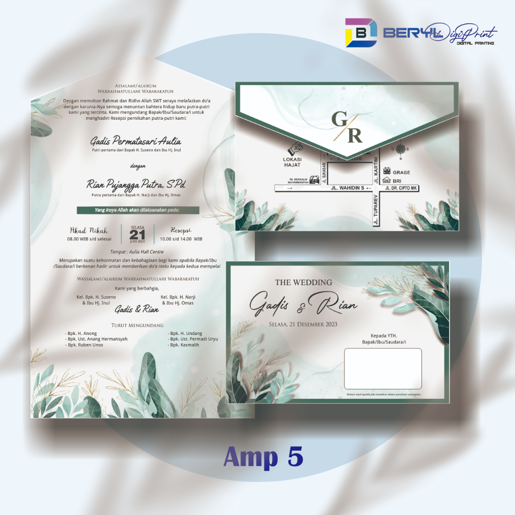 Jual Undangan pernikahan semi amplop | Shopee Indonesia