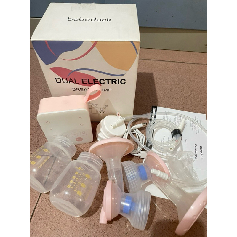 Jual Boboduck Double Electric Breast Pump Dual | Shopee Indonesia