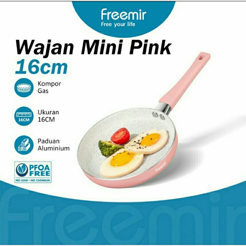 Jual Freemir Wajan Mini Pink 16cm | Shopee Indonesia