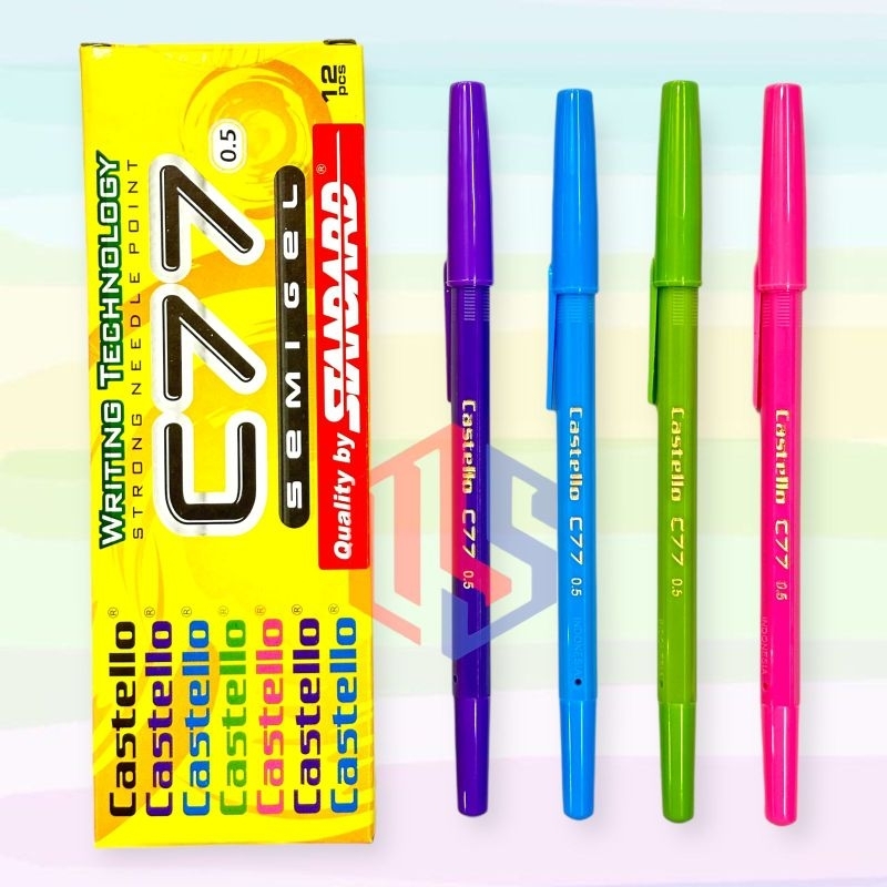 Jual Pulpen / Ballpoint / Pen Standard C77 (12 Pcs) | Shopee Indonesia