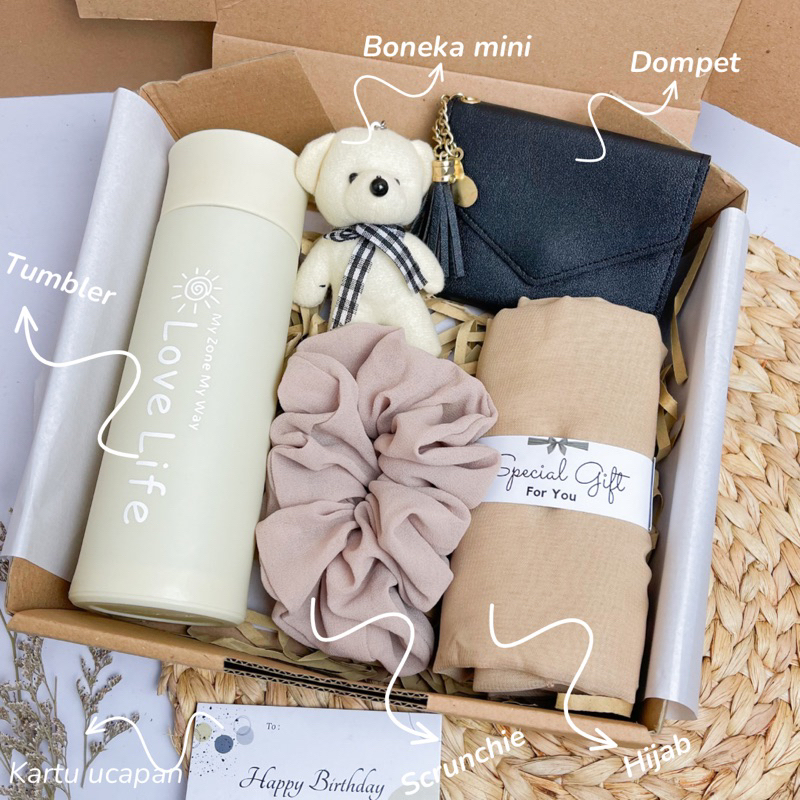 Jual HAMPERS HIJAB KADO GIFT BOX HADIAH KADO ULANG TAHUN CEWEK ...