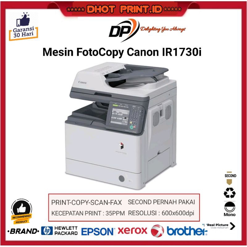 Jual Mesin FotoCopy Printer Canon IR1730i Multifungsi | Shopee Indonesia